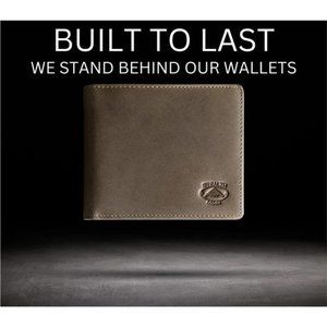 Bags | Stealth Mode Leather Bifold Wallet For Men With Id Window And ...